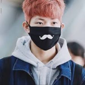 Accessories | Kpop Day6 Mustache Face Dusk Mask | Poshmark